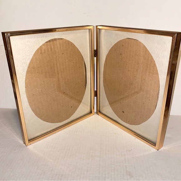 Unbranded | Accents | Retro 8s 90s Brass Bifold Double 8x0 Photo Hinged ...